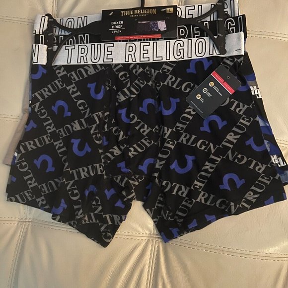True Religion | Underwear & Socks | True Religion Mens 3 Pack Fly Front ...